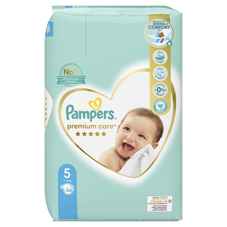 Pampers premium care pelene 11-16kg 44kom