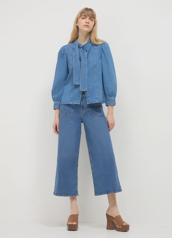 CULOTTE JEANS SREDNJEPLAVI TEKSAS