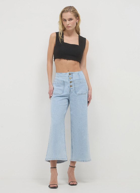 CULOTTE JEANS SVETLOPLAVI TEKSAS