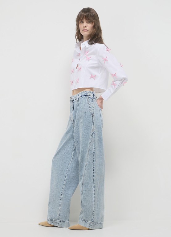 BALLOON JEANS SVETLOPLAVI TEKSAS