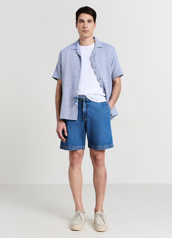 CHINO SHORTS SREDNJEPLAVI TEKSAS