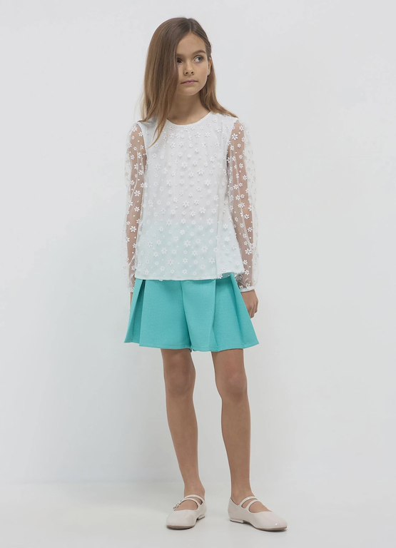 TULLE SHIRT WITH DAISIES VAR BELA VUNA
