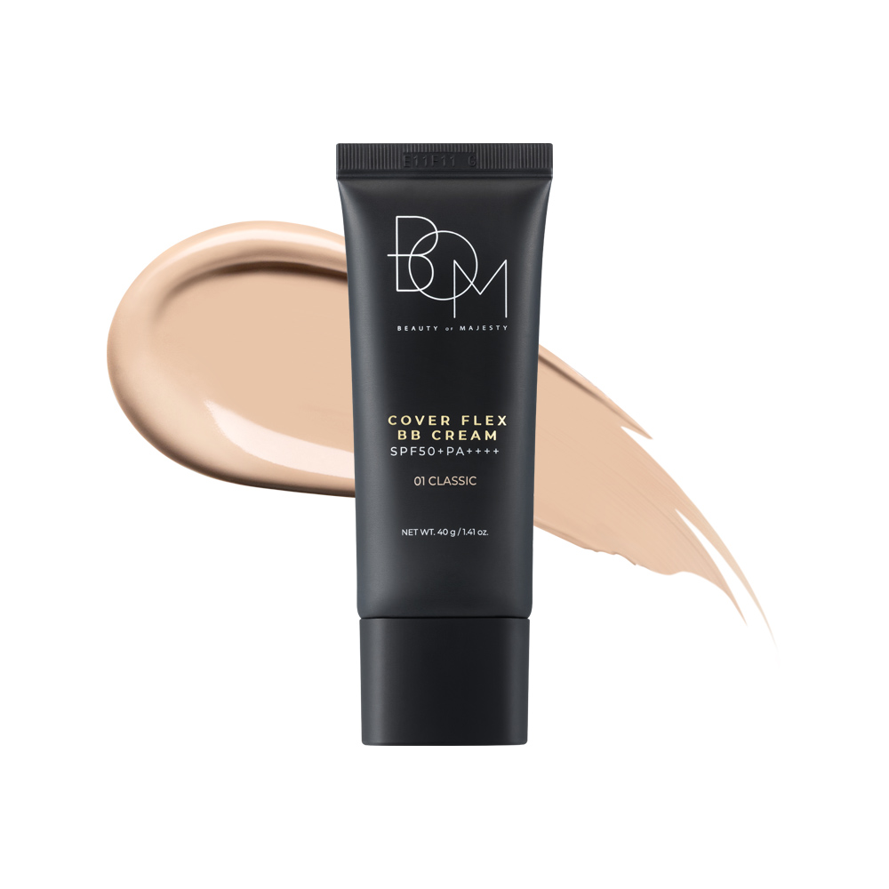 BOM Cover Flex BB Cream 01 Classic SPF50+ PA++++ 40gr