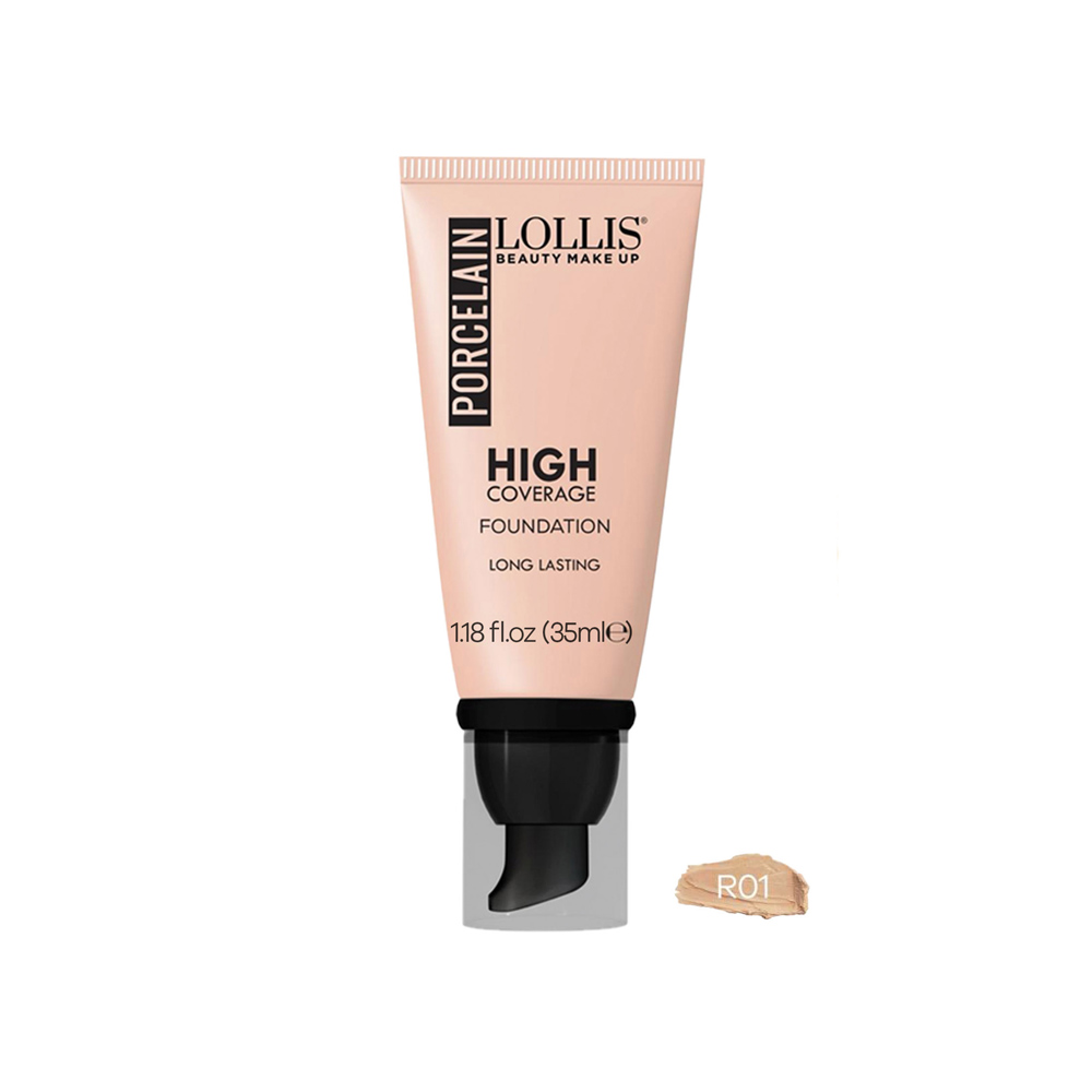 Lollis Porcelain High Coverage Foundation R01 35ml