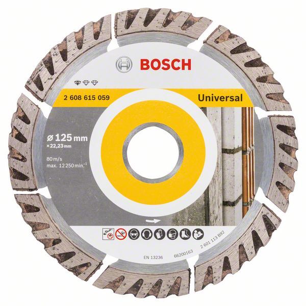 BOSCH Dijamantna rezna ploča Standard for Universal 125x22.23 2608615059ID EK000790471