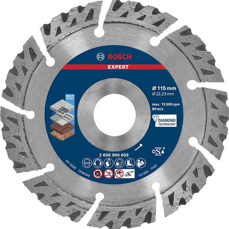 BOSCH dijamantske rezne ploče EXPERT MultiMaterial 2608900659ID: EK000790232
