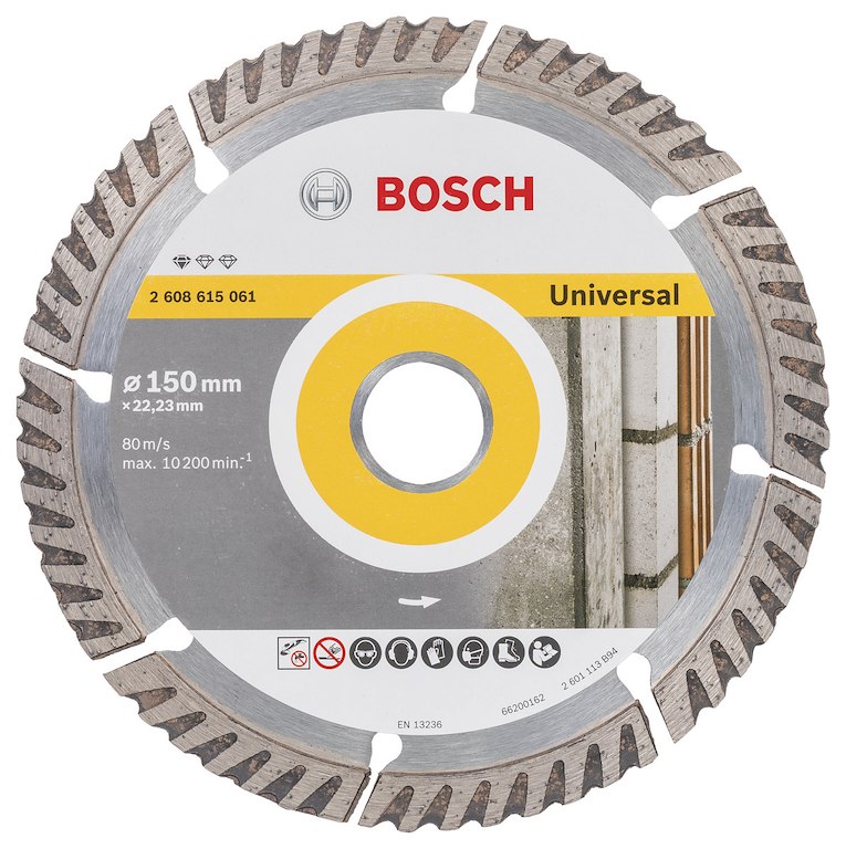 BOSCH dijamantske rezne ploče Standard for Universal za velike ugaone brusilice 2608615061ID: EK000792729