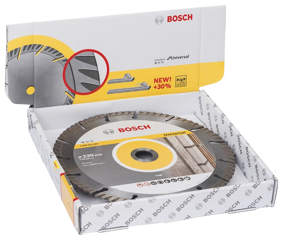 BOSCH dijamantske rezne ploče Standard for Universal za velike ugaone brusilice 2608615066ID: EK000790347