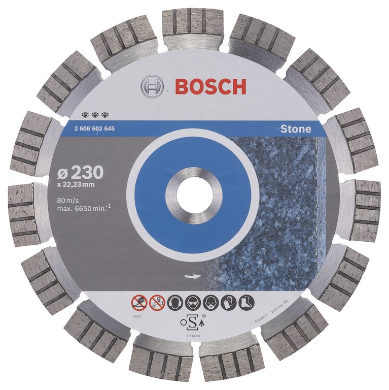 BOSCH dijamantske rezne ploče Best for Stone za velike ugaone brusilice 2608602645ID: EK000790749