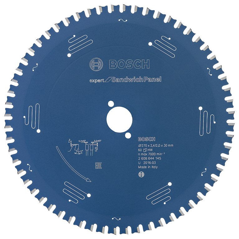 BOSCH Listovi kružne testere za kompozitne ploče Expert for Sandwich Panel za ručne testere 2608644145ID: EK000790090