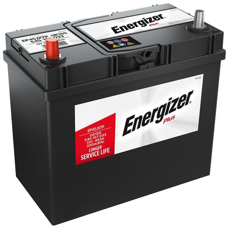 Energizer Akumulator za automobile Plus 12 V 45 Ah ASIA EP45JX-TP LevoID EK000752038