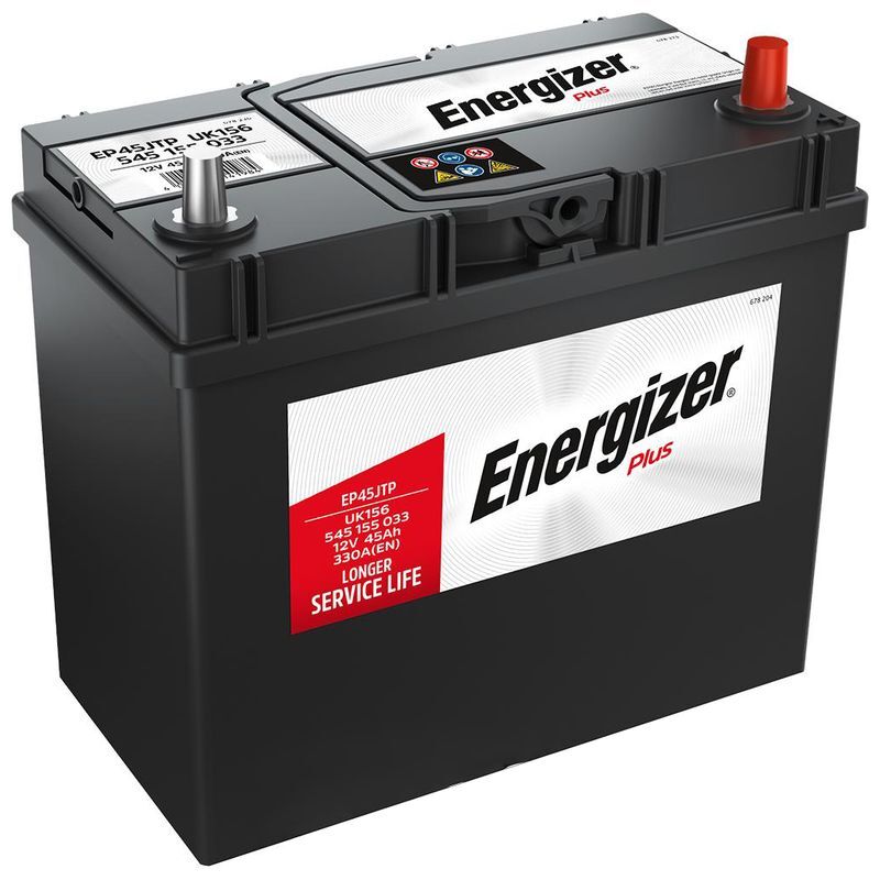 Energizer Akumulator za automobile Plus 12 V 45 Ah ASIA EP45J-TP DesnoID EK000752064