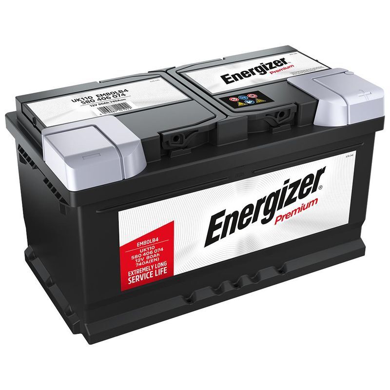 Energizer Akumulator za automobile Premium 12 V 80 Ah EM80-LB4 DesnoID EK000752051