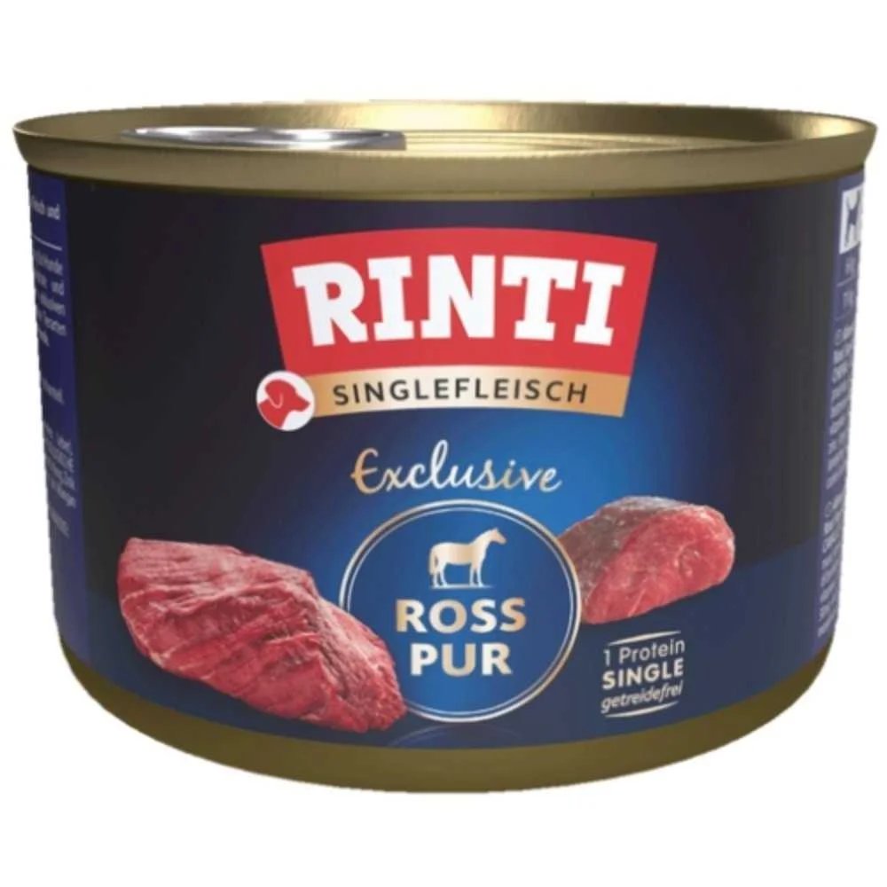 RINTI Singlefleisch Excusive konzerva za pse - Konjsko meso 185g