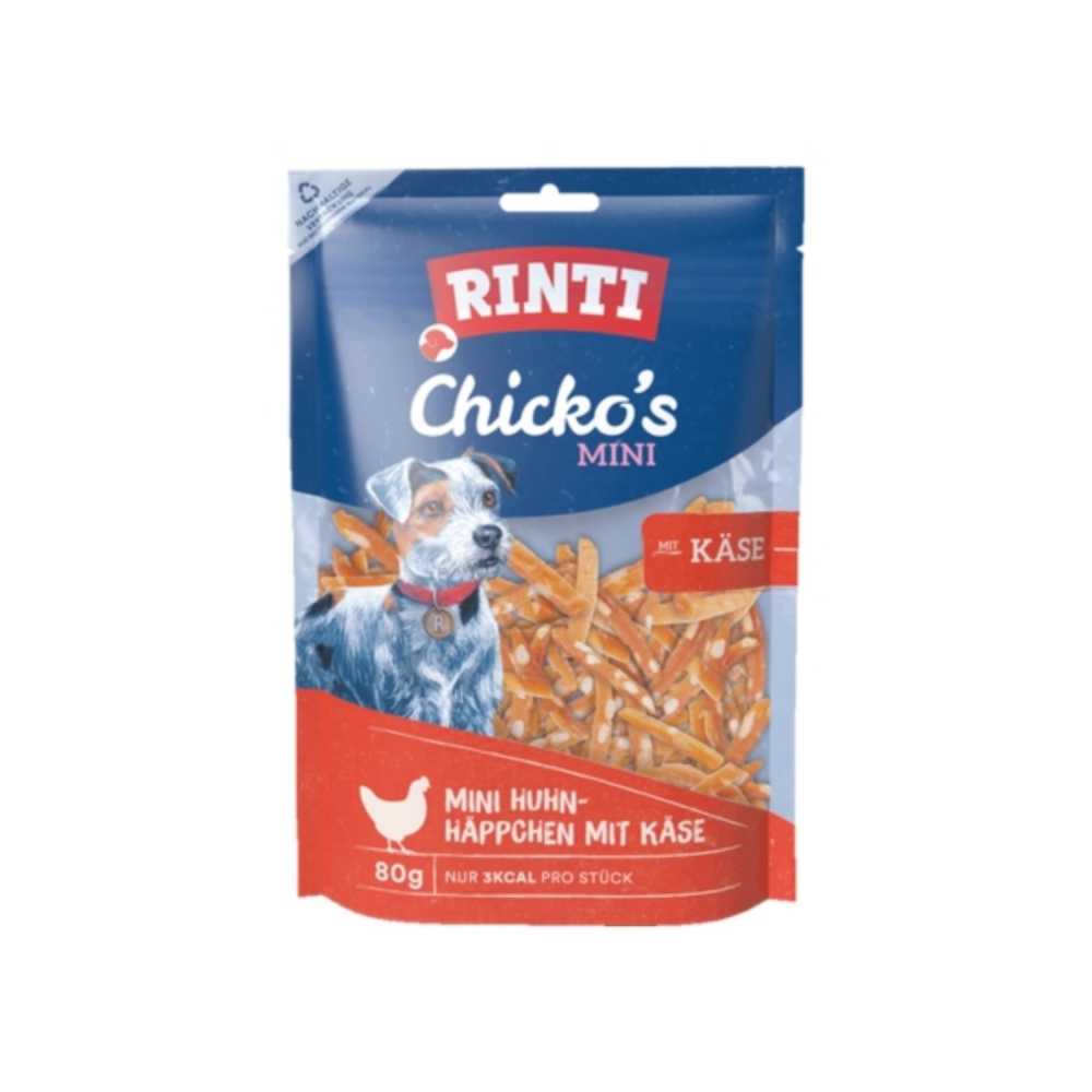 Rinti Chicko Plus MINI poslastica za pse - Piletina i sir 80g