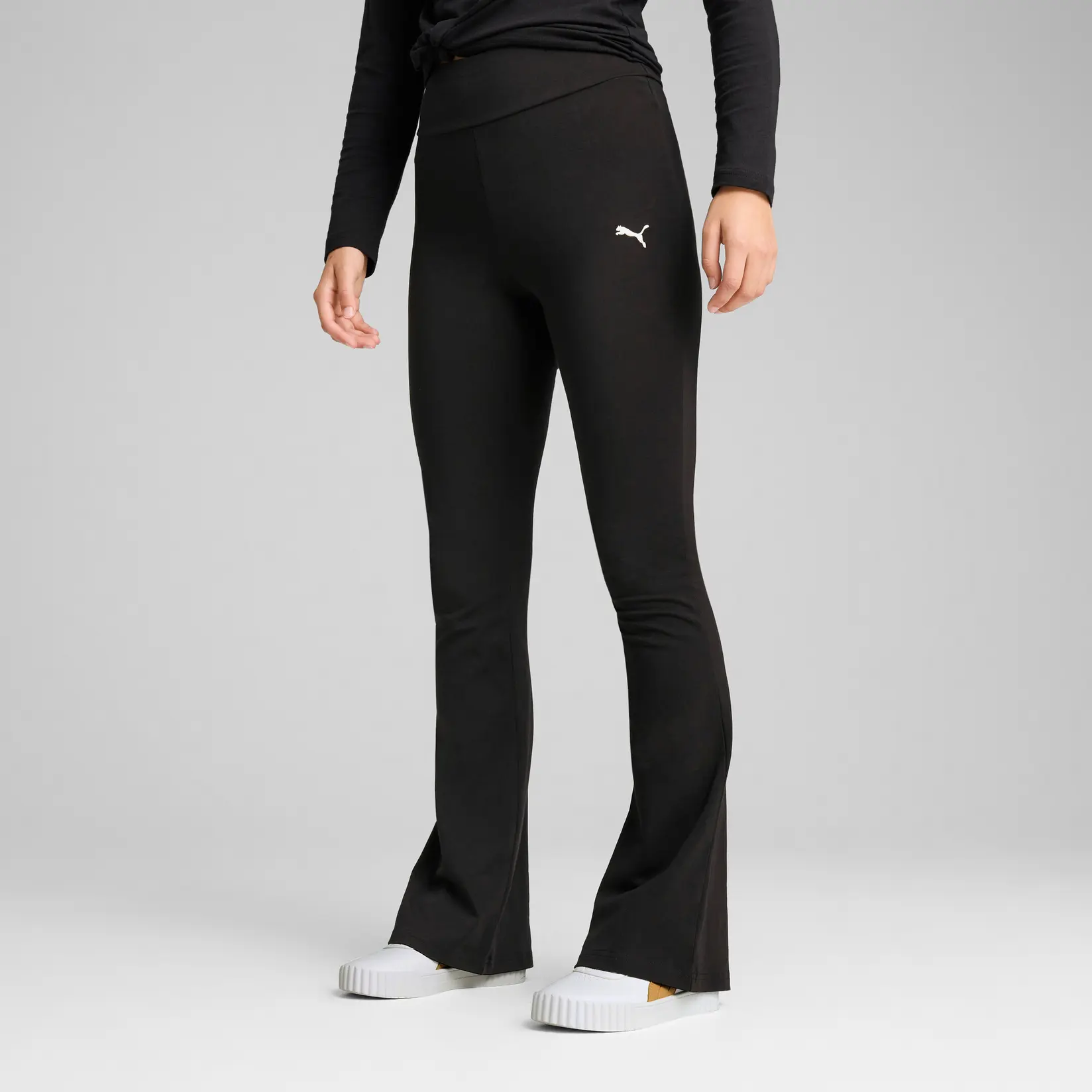 Puma Ženske helanke Flared Leggings, 631542-01, Crne