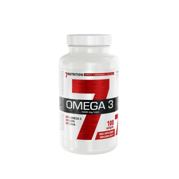 7 NUTRITION, OMEGA 3 1000mg, 110 GEL KAPSULA