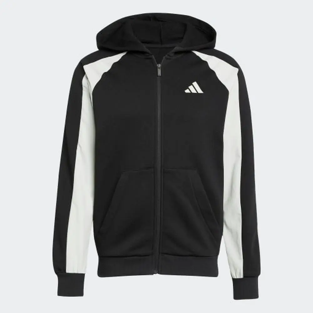 Adidas Muški duks sa kapuljačom Essentials colorblock, Crni