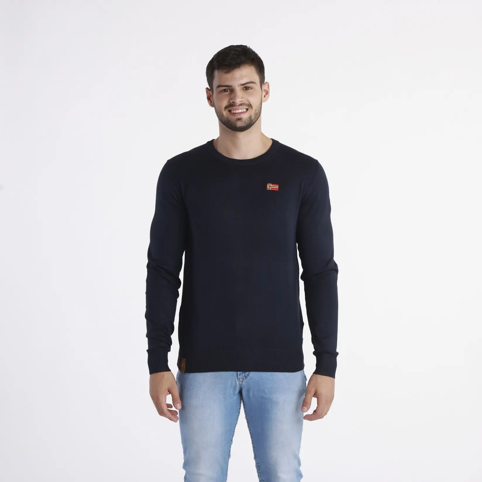 GEOGRAPHICAL NORWAY Muški džemper Ferasmo Navy Men 246 Pna M, Teget