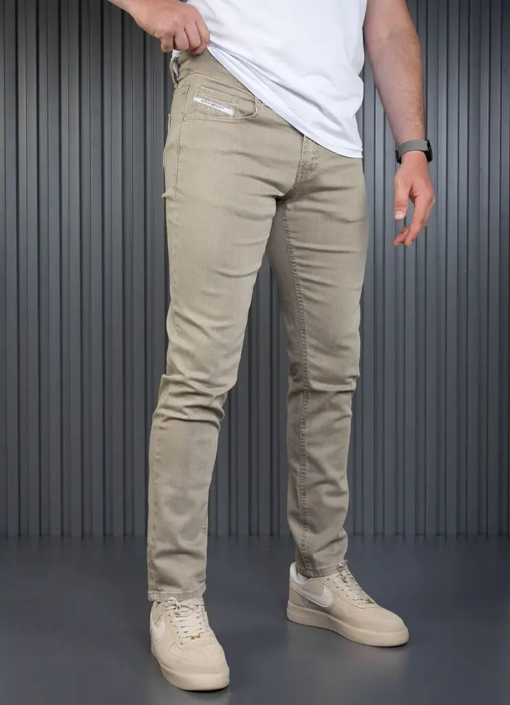 Denistar Muške farmerke 100-2836, Regular, Bež