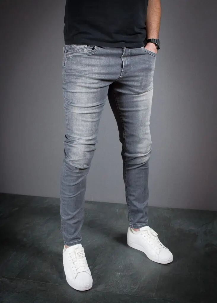 Denistar Muške farmerke 100/2623, Slim fit, Sive