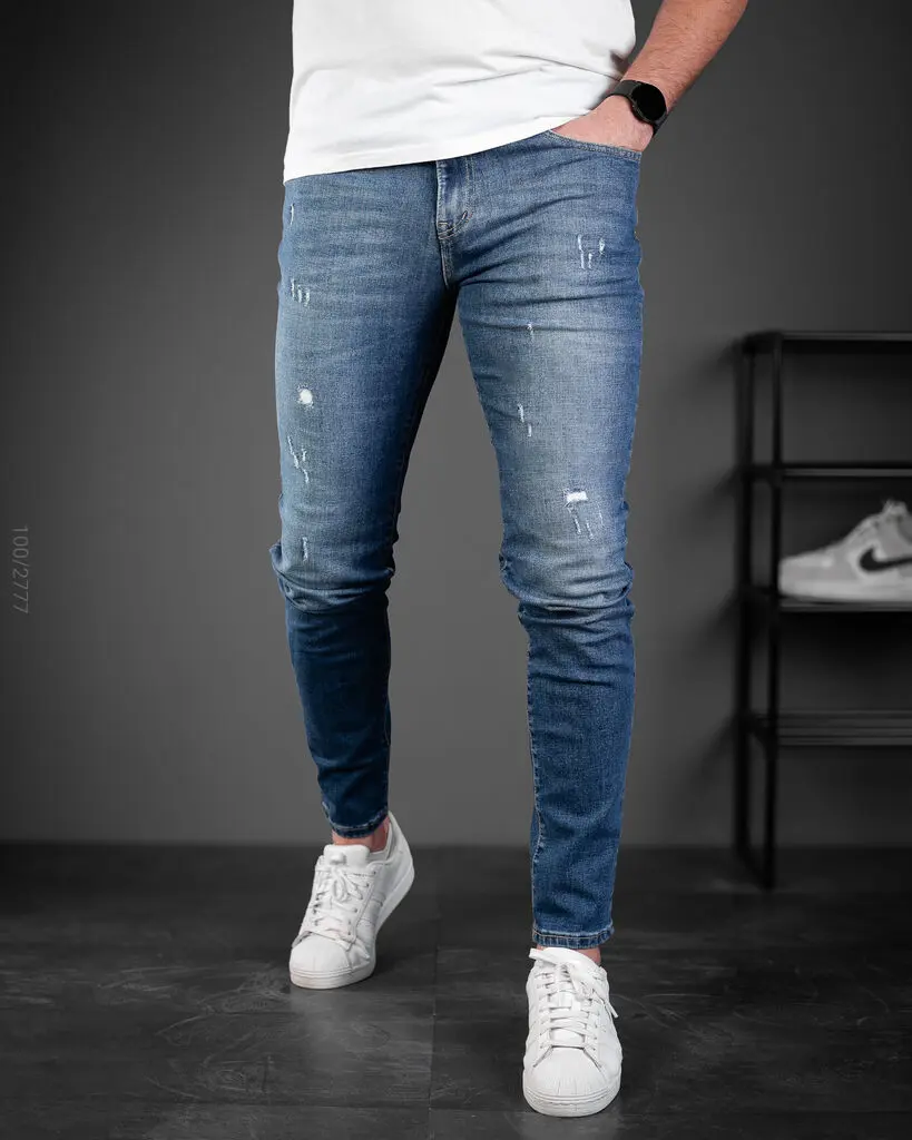 Denistar Muške farmerke 100/2777, Slim fit, Plave