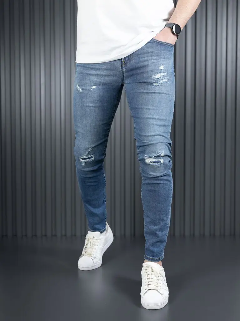 Denistar Muške farmerke 100/2809, Slim fit, Plave