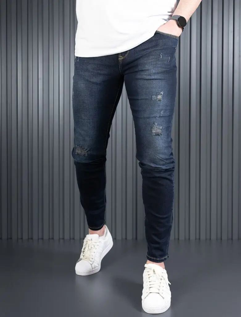 Denistar Muške farmerke 100/2810, Slim fit, Tamnoplave