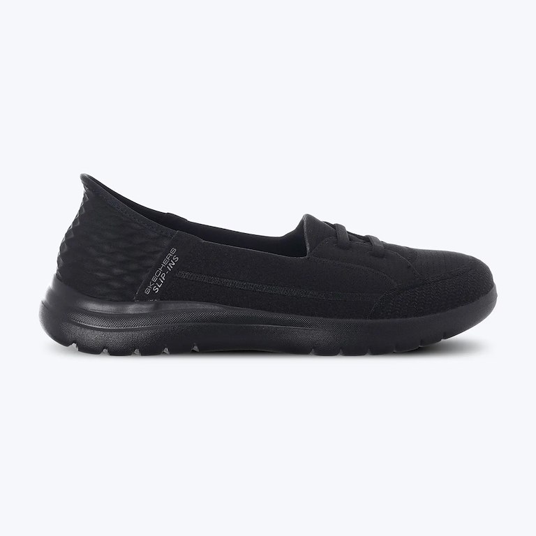 Skechers Ženske patike Slip-ins on-the-go flex top notch, Crne