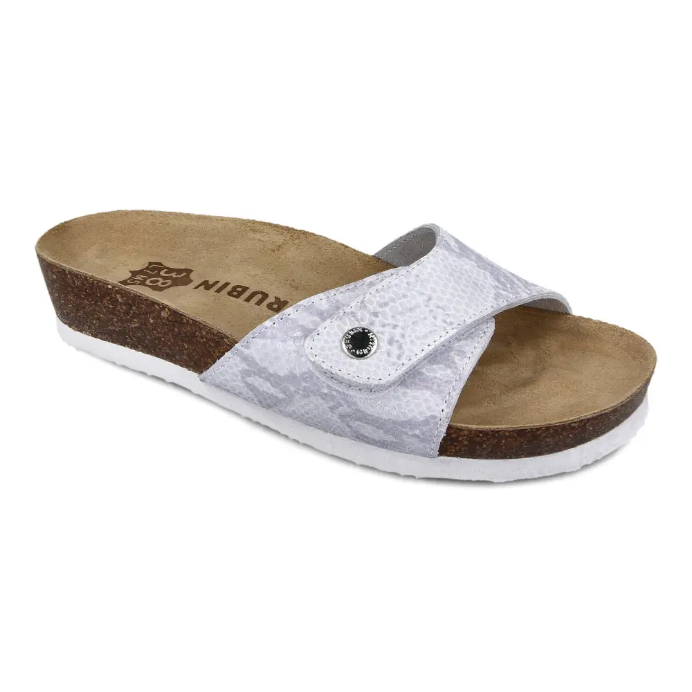 GRUBIN Ženske papuče Madrid Classic 0043520, Belo-sive