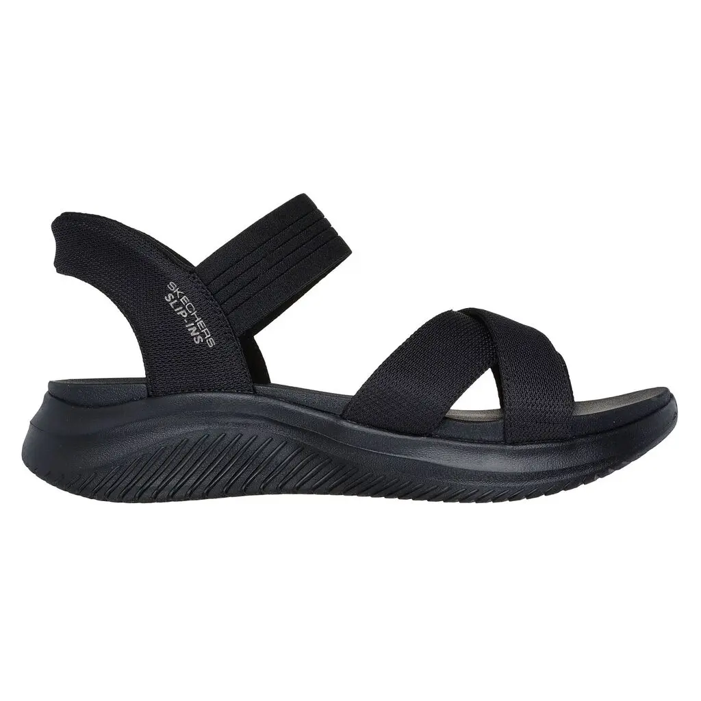 Skechers Ženske sandal Slip-Ins E Ultra Flex 3.0, Crne
