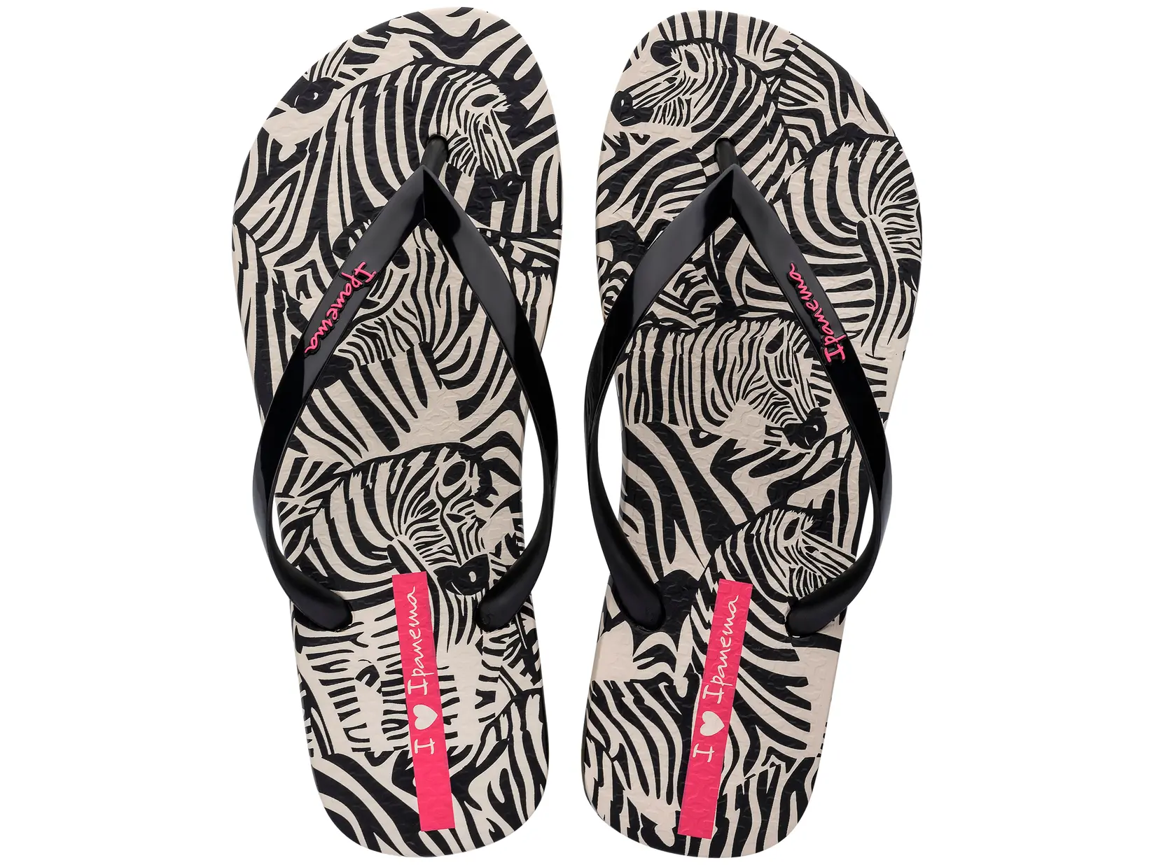 Ipanema Ženske japanke 83617-AY386, Animal Print VI Fem, Crno-bele