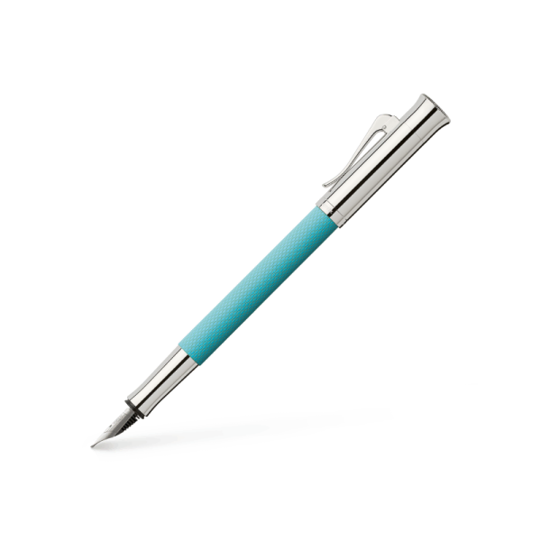 Naliv pero Graf von Faber-Castell Guillose Turquoise EF