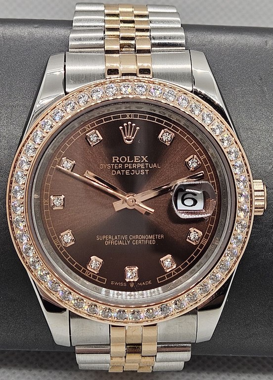 Rolex Datejust – dvobojni (čelik i roze zlato) - Kućište 41mm od