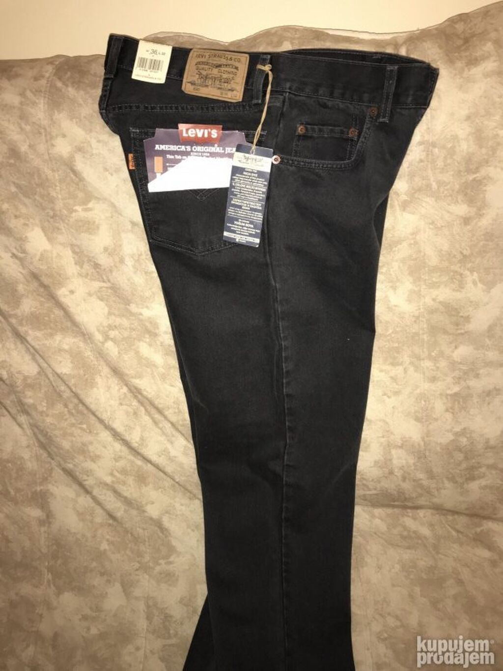 Original LeviS farmerice 33 NOVE 100% cotton Polustruk 45cm, duzina