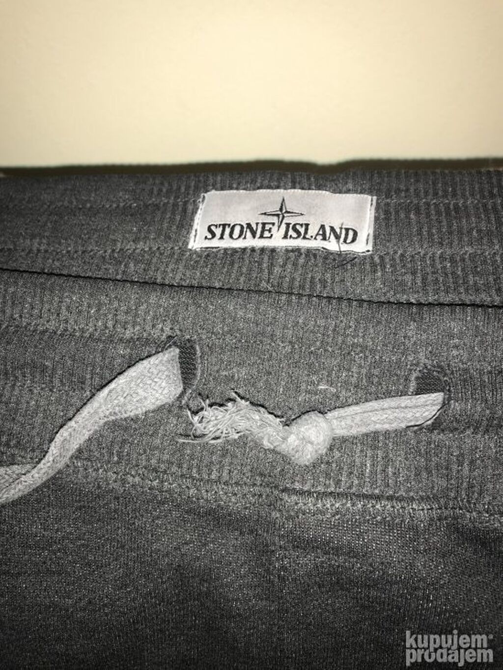 Original STONE ISLAND donja trenerka M 100% cotton Polustruk 45cm