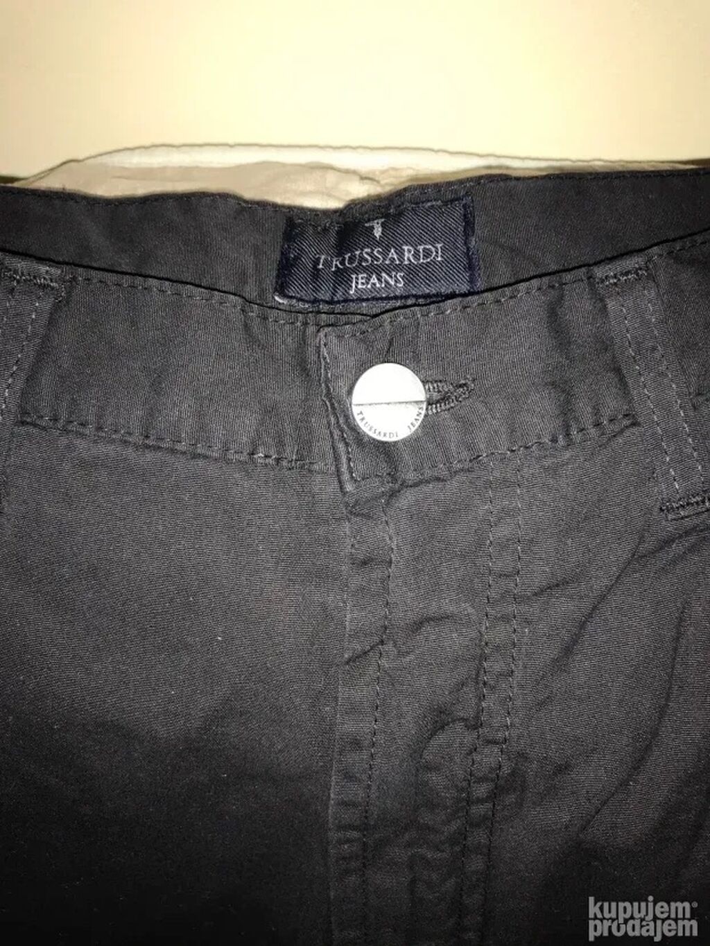 Original TRUSSARDI pantalone 34/36 NOVE 100% cotton Polustruk 47-49cm
