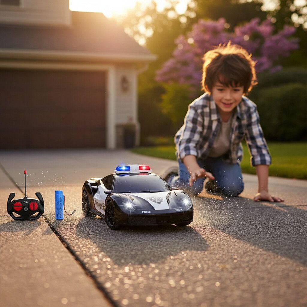 RC policijski auto Muakiz – daljinski upravljano vozilo - Dizajn