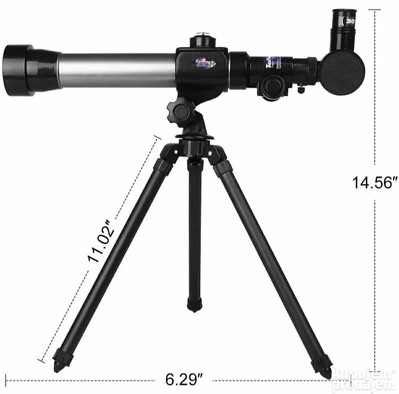 Dečiji refraktorski teleskop sa stalkom (model NO.C2105) - Komplet