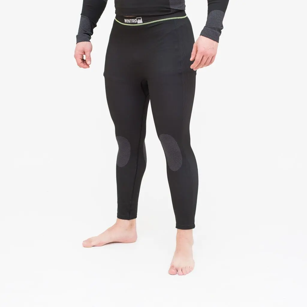 Wintro Muške ski helanke Underwear pants, Crne