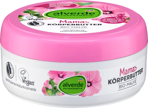 alverde NATURKOSMETIK
Mama puter za telo sa ekstraktom belog sleza, 200 ml