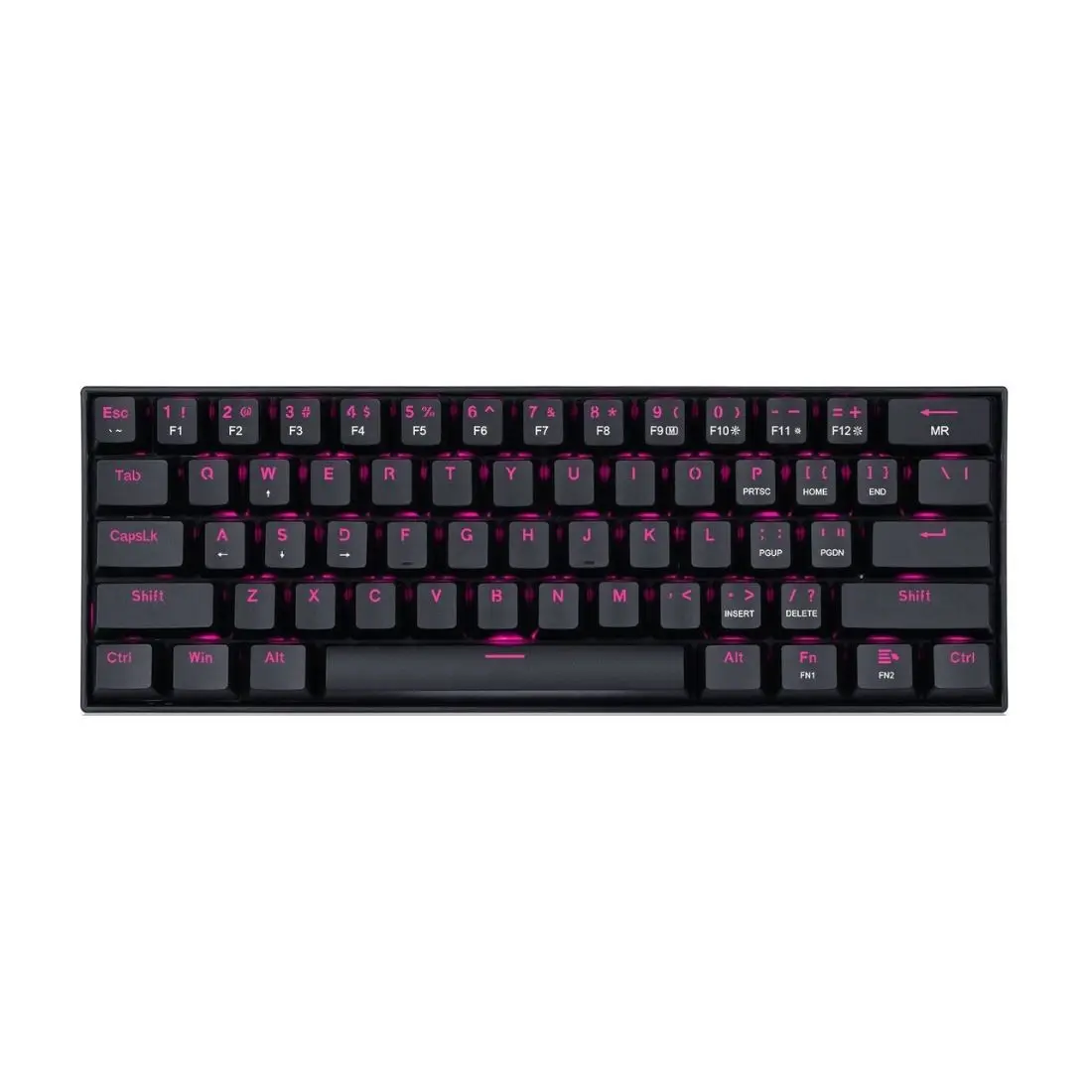 Redragon Gaming tastatura K630 Dragonborn, Mini brown switch, Crna