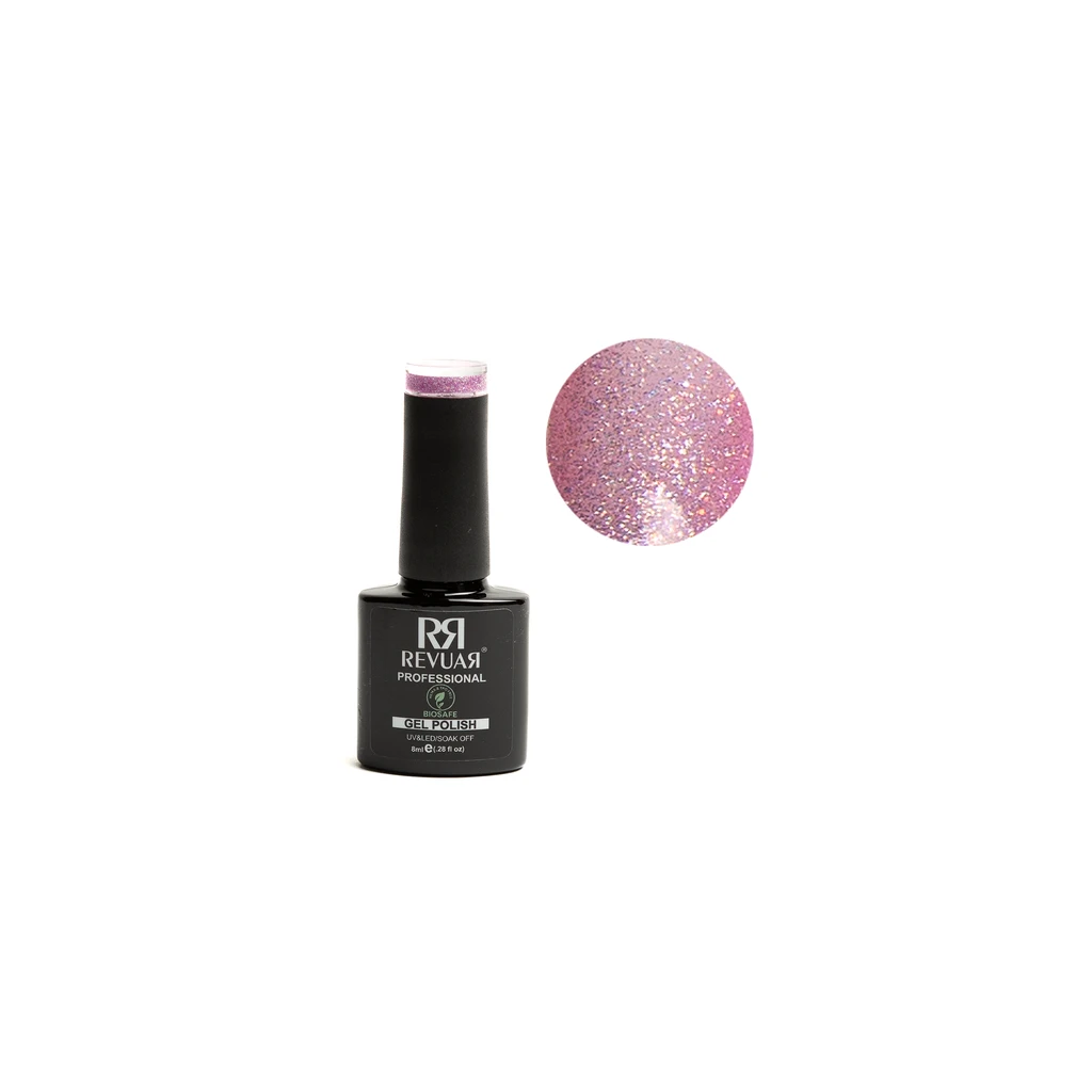 Revuar Glitter gel lak 962, Hema Free, Roze