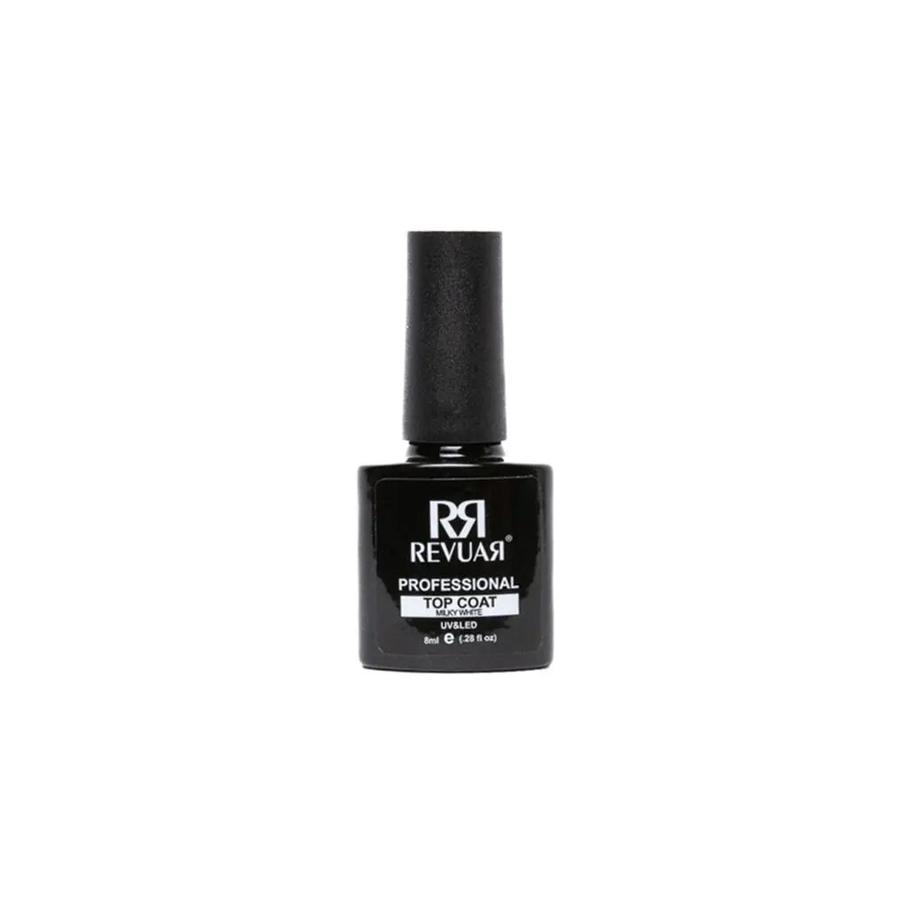 Revuar Top Coat za nokte Milky White, 8 ml