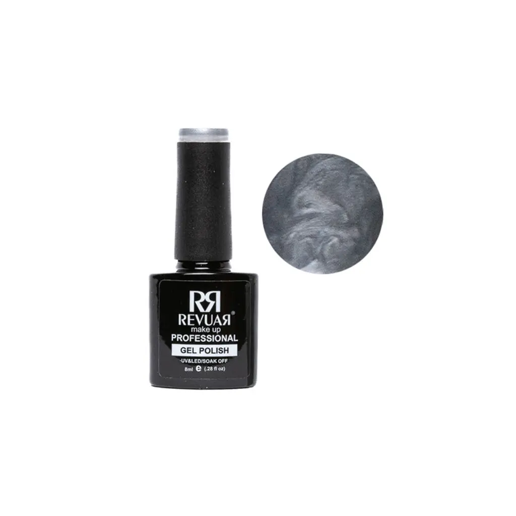 Revuar UV LED Gel lak 904, Sedefasti, Sivi