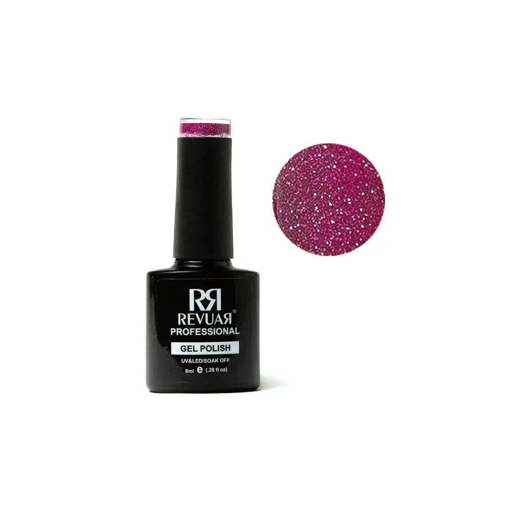 Revuar UV LED Reflektujući gel lak 1108, Roze