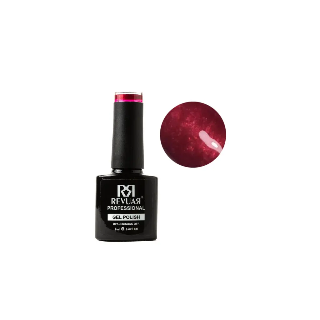 Revuar UV LED Gel lak 2024, Sedefasti, Crveni