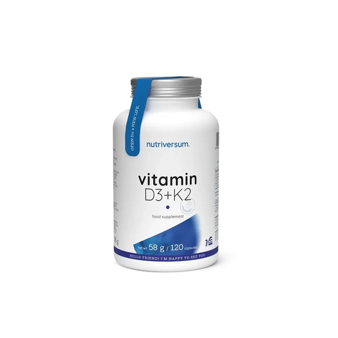 Nutriversum Vitamin D3 + K2, 120 kapsula