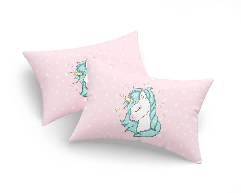 L'essentiel Maison Set jastučnica Unicorn Dreams, 50x70 cm, Rozi