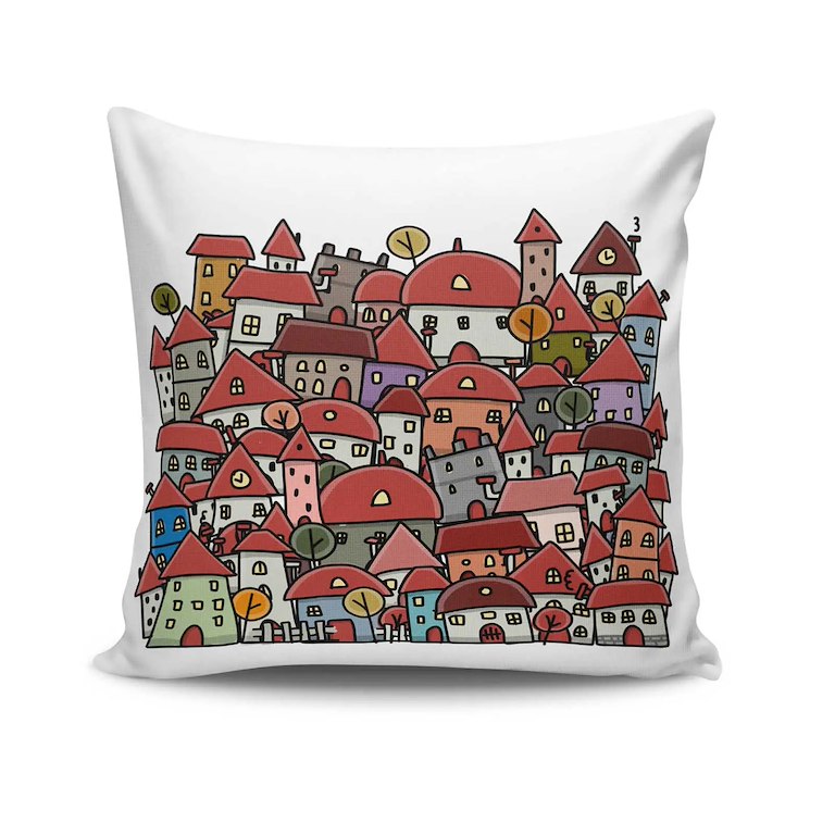 Aberto Design Jastučnica 43x43cm Šarena
